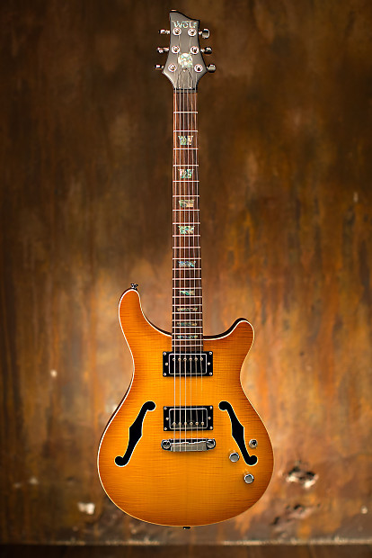 Wolf WPRS 200F 2015 Honey Burst Electric Guitar | Reverb