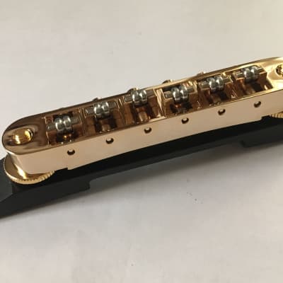 GOLD ROLLER ADJUSTOMATIC BRIDGE FOR GRETSCH GUITARS With | Reverb