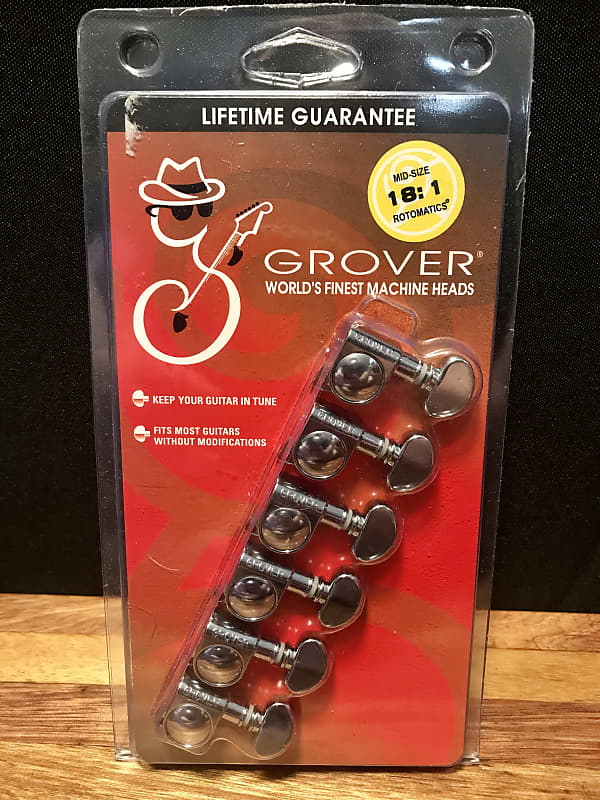 Grover Tuners 305C6 Chrome | Reverb