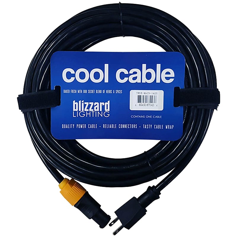 Blizzard Lighting TRUE-MAIN-1425 PowerCON TRUE1 to Edison | Reverb