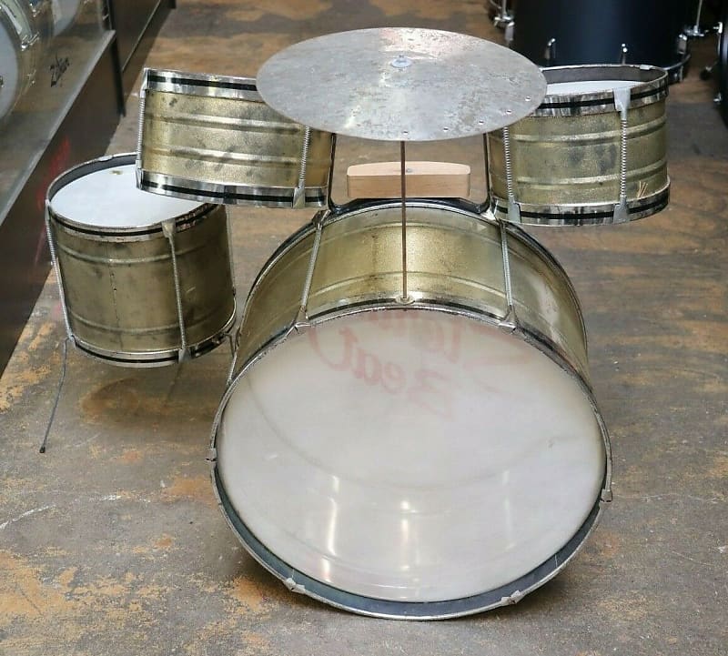 Noble & Cooley 4pc Sterling Beat Toy Drum Set Vintage | Reverb UK