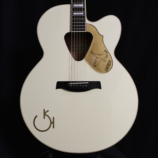 Used '94 Gretsch 6022-CWF White Falcon Rancher w/case | Reverb