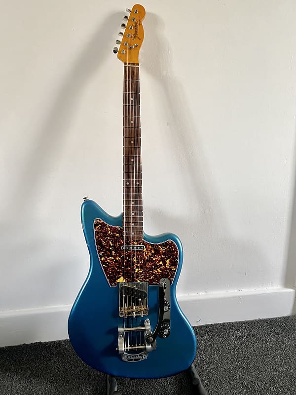 Jazzcaster / Offset Telecaster Relic Lake Placid Blue Lollar | Reverb
