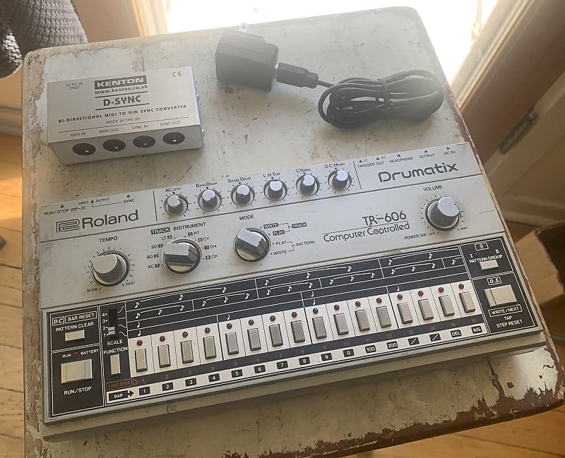Roland TR-606 Drumatix w/ Kenton D-sync Midi converter | Reverb