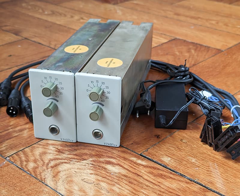 Pair RFZ V740dy mic preamps / line drivers - pro serviced - | Reverb