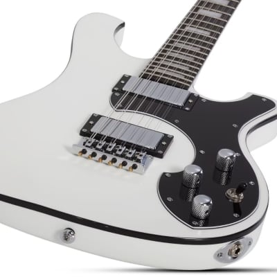 Schecter DIAMOND SERIES Stargazer-12 Gloss White 12-String | Reverb