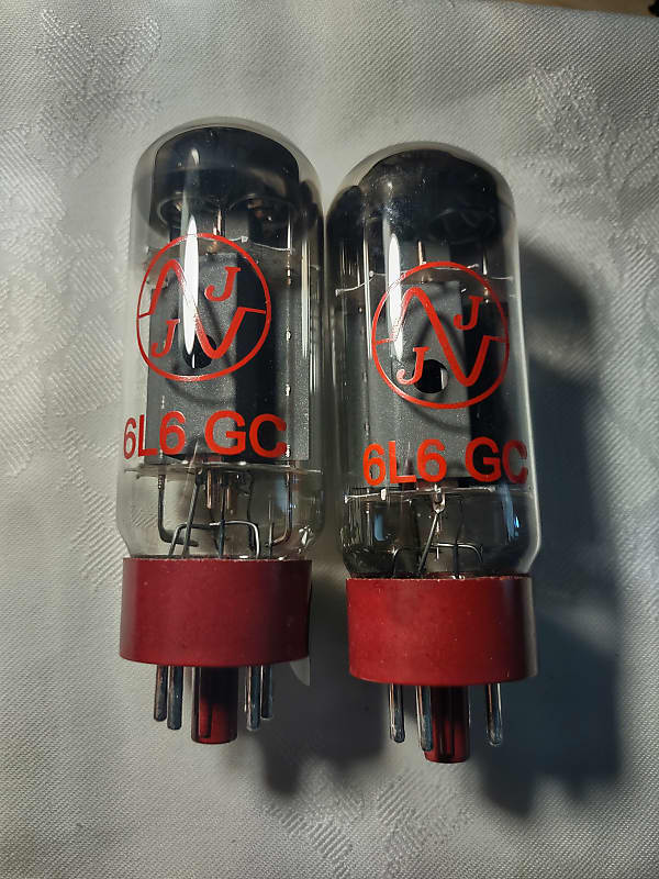 JJ Electronic 6L6GC Matched Pair Red Base | Reverb