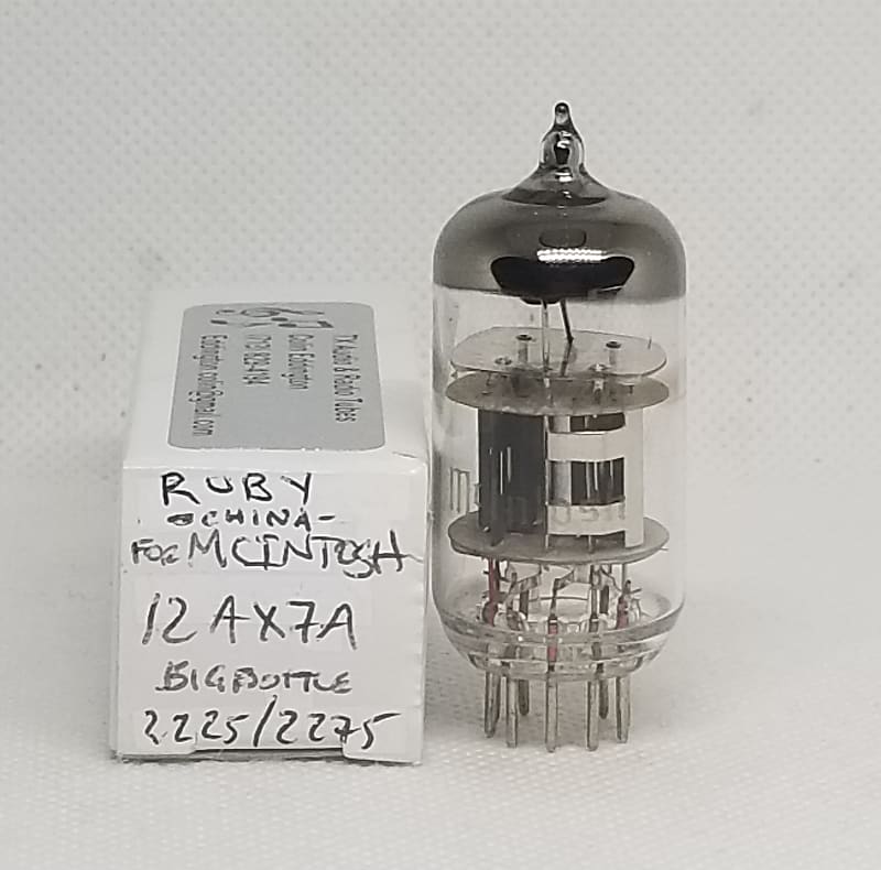 McIntosh Made By Ruby 12AX7A Gray Plate Triple Mica Very Well | Reverb