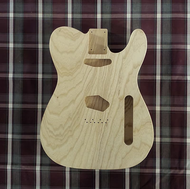 Woodtech Routing 2 pc Swamp Ash Telecaster Body - Unfinished | Reverb