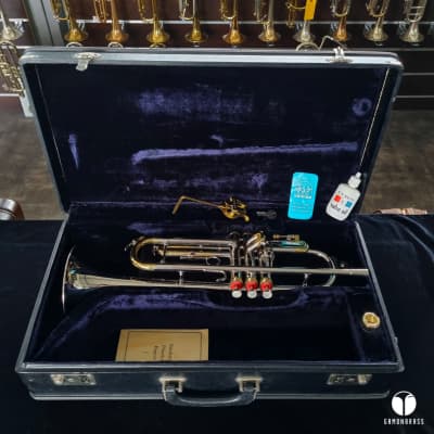 Beautiful C.G.Conn 38B Connstellation Elkhart trumpet case | Reverb