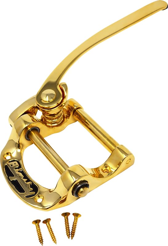 Bigsby B5LH Vibrato/Tremolo Tailpiece, LEFT-HANDED, Gold, | Reverb