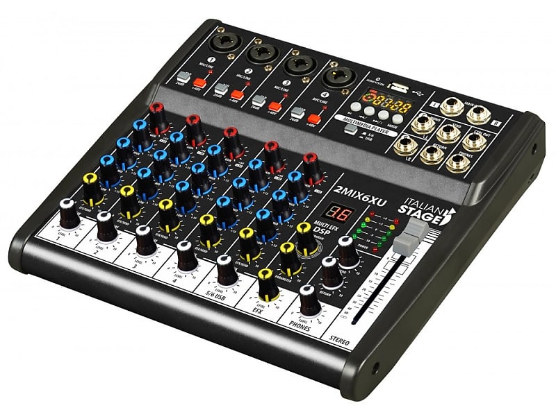 Italian Stage 2MIX6XU Mixer Bluetooth con Effetti | Reverb