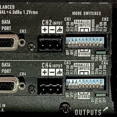 QSC CX404-4 Channels/250 Watts Each/Commercial Power | Reverb