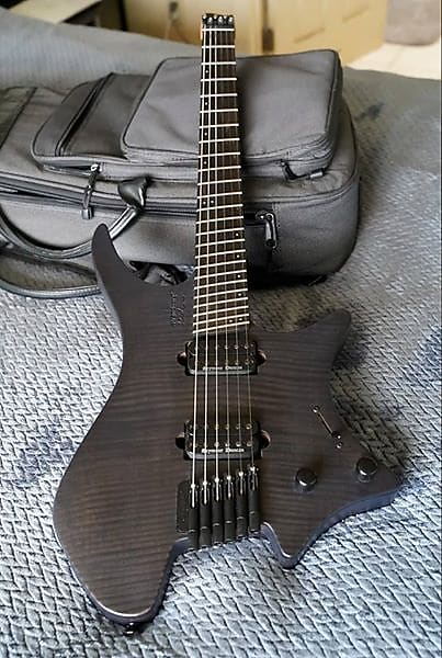 Strandberg USA Custom Shop Boden 6 Flamed Maple Matte Black | Reverb