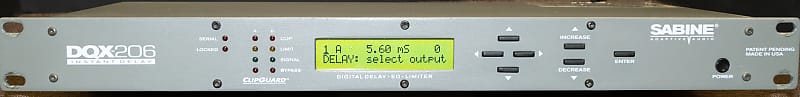 SABINE DQX206 2x6 DDL/EQ/LIMITER | Reverb