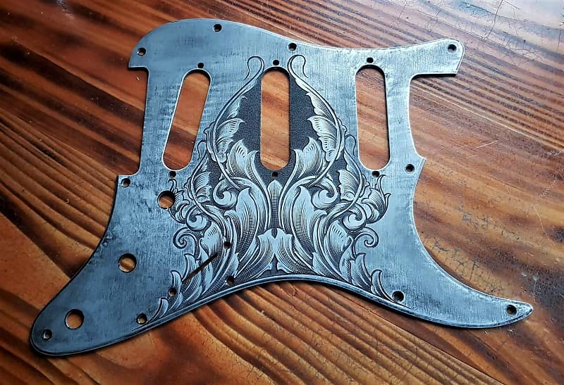 Custom stratocaster master hand-engraved heavy relic | Reverb Canada
