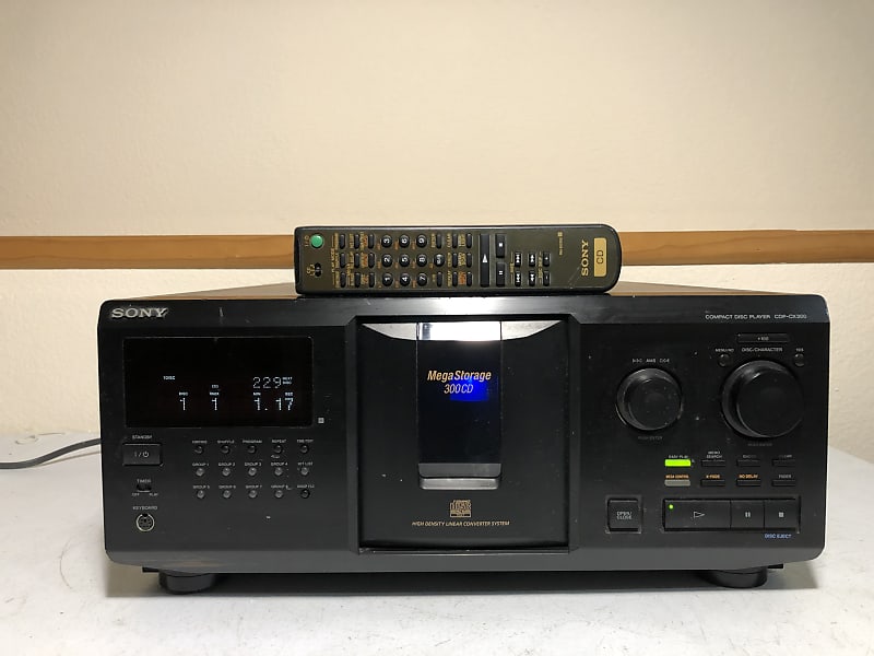 Sony CDP-CX300 CD Changer 300 Compact Disc Player HiFi Stereo | Reverb
