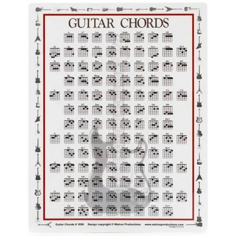 Guitar Chord Chart | Reverb