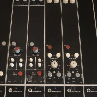 1975 AUDITRONICS 110A GRANDSON (18)Channel Console /Sidecar / | Reverb