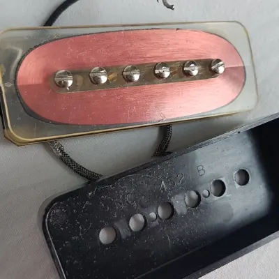 RARE: Gibson USA Clear Bobbin P90 Pickup 70s Black P100 | Reverb