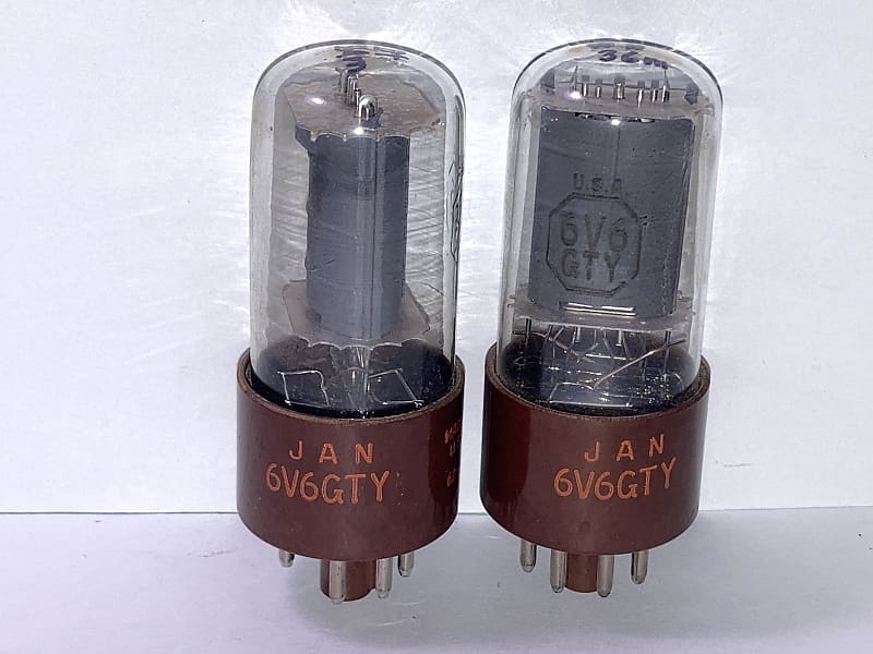 1962 RCA 6V6GTY 6V6GT JAN Mil-Spec Ruggedized Tubes, Matched | Reverb