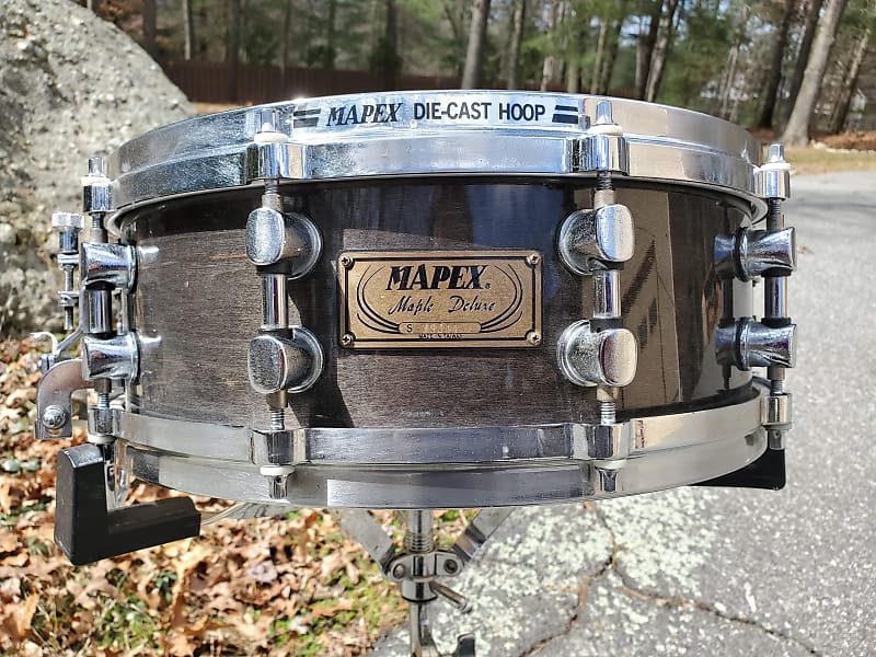 Mapex Maple deluxe snare drum 14”x 5” Transparent black | Reverb