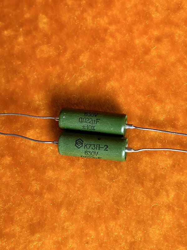 2x Vintage Sprague Guitar Tone Capacitor 0.022uf 630v for | Reverb