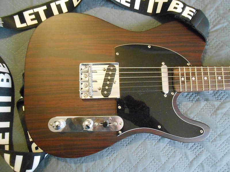 Zuwei Fender Rosewood Veneer Telecaster, Beatles/George | Reverb
