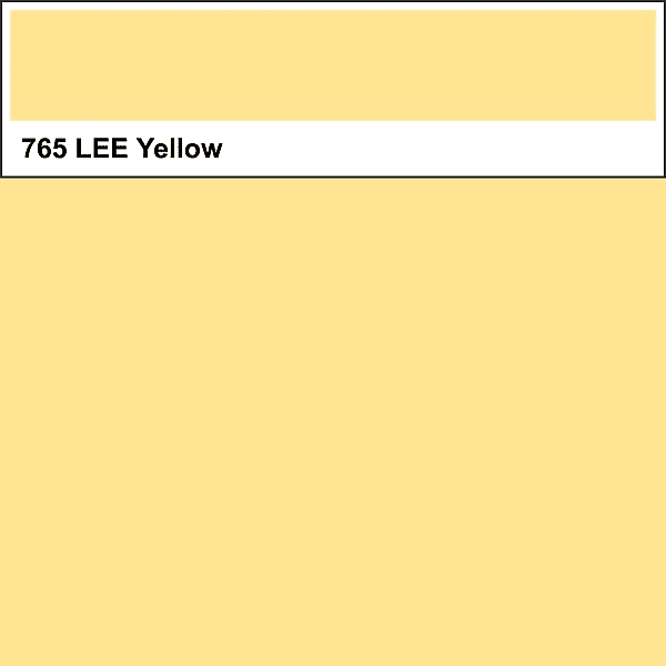 Lee Farbfolie 765 Yellow 25cm x 122cm | Reverb