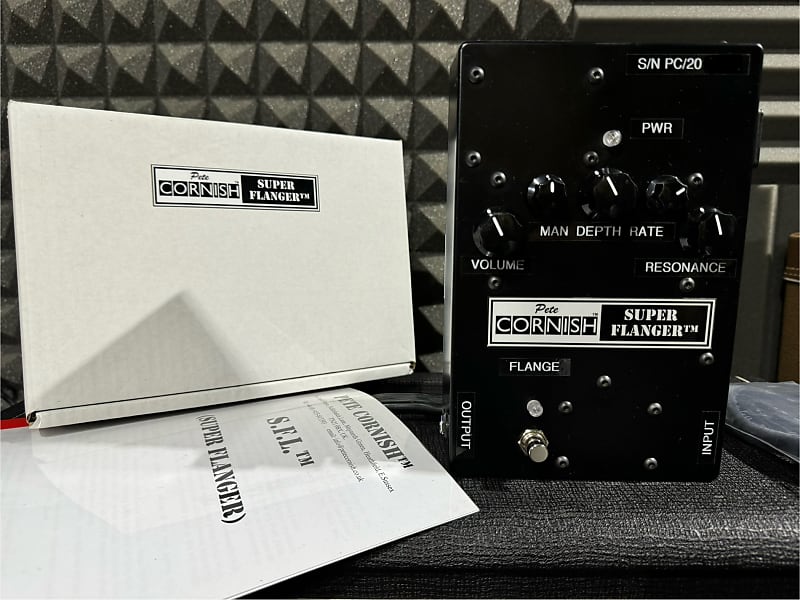 Pete Cornish Super Flanger 2020 - Black | Reverb UK
