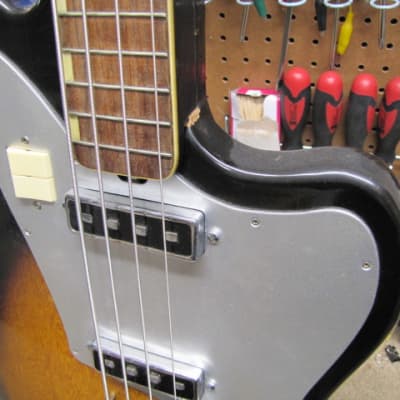 Tiesco EB200 Bass 1966 - Sunburst - Vintage on the Cheap! | Reverb