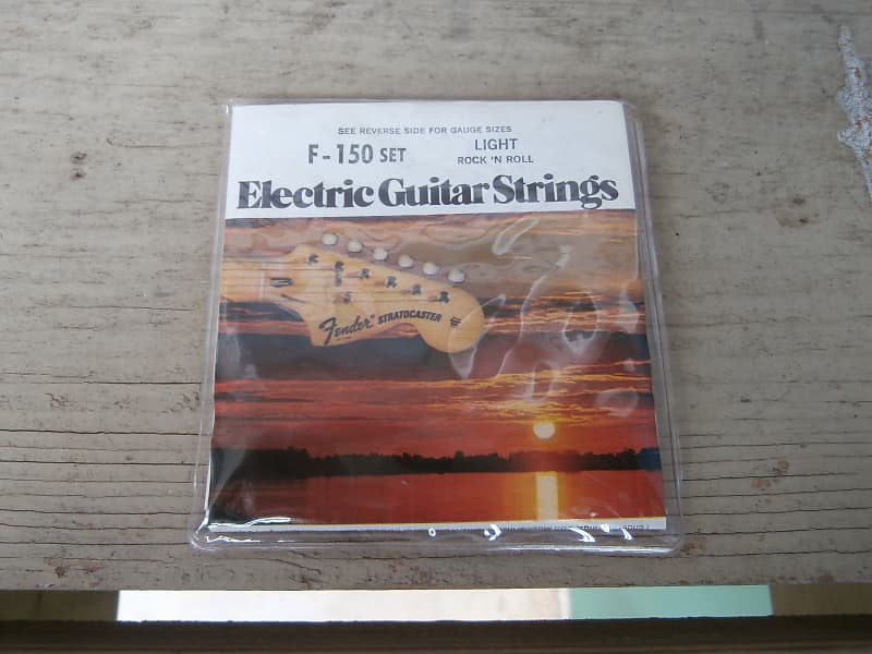 Vintage 1970's Fender Electric Guitar Strings Pack! Original | Reverb