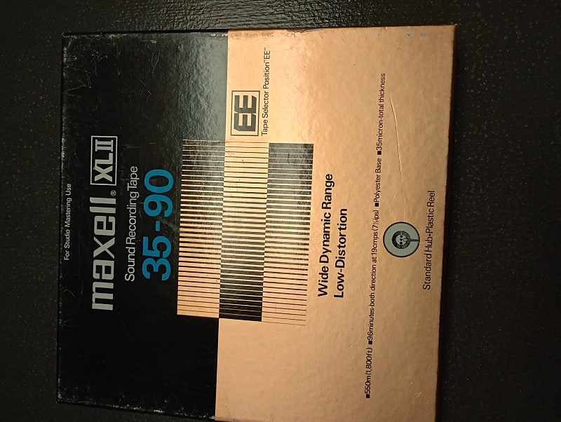 Maxell XL-II 35-90 Reel Tape 1984 - Black Gold | Reverb