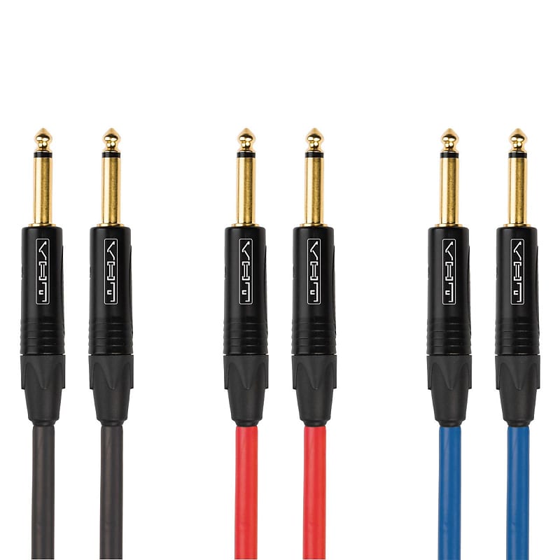 Pack of 3 - AV-UCI-12 VHT Ultra Instrument Cable 12' w/ 2 x | Reverb