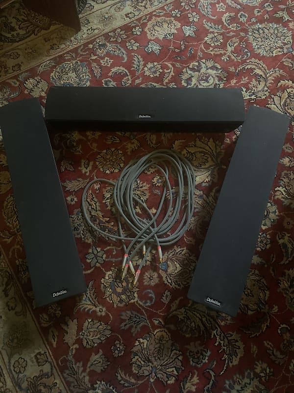 Definitive Technology Mythos 2&3 Black Home Audio Surround | Reverb