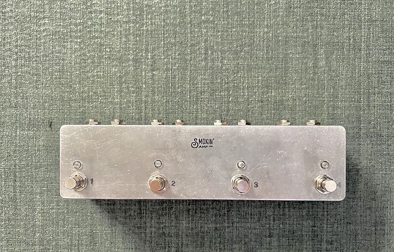 Smokin’ Amp Co. 4 Loop True Bypass Looper Loop Switch Pedal | Reverb