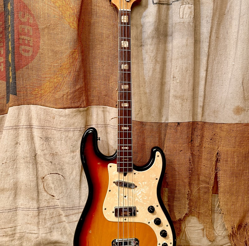 Elk BS-450 Electric Bass Guitar 1960's - Sunburst | Reverb
