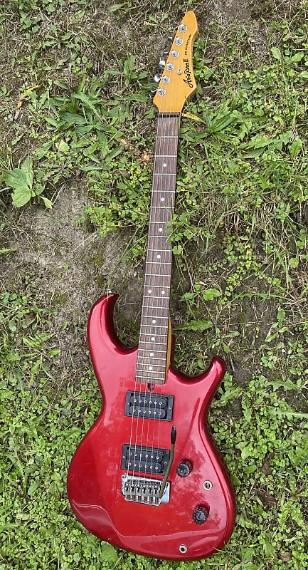 Aria Pro II RS Straycat 1980s - Red Strat guitar | Reverb