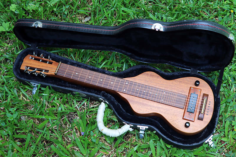Handmade Mahogany Lap Steel Guitar w/Case | Reverb