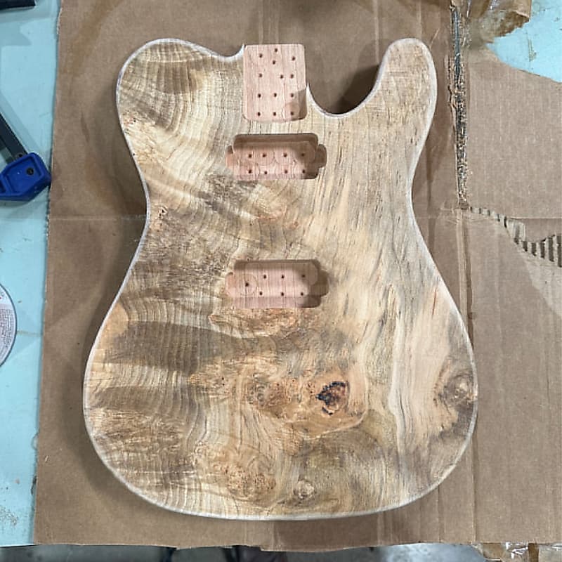 SHC - telecaster style - burly maple and multi species | Reverb