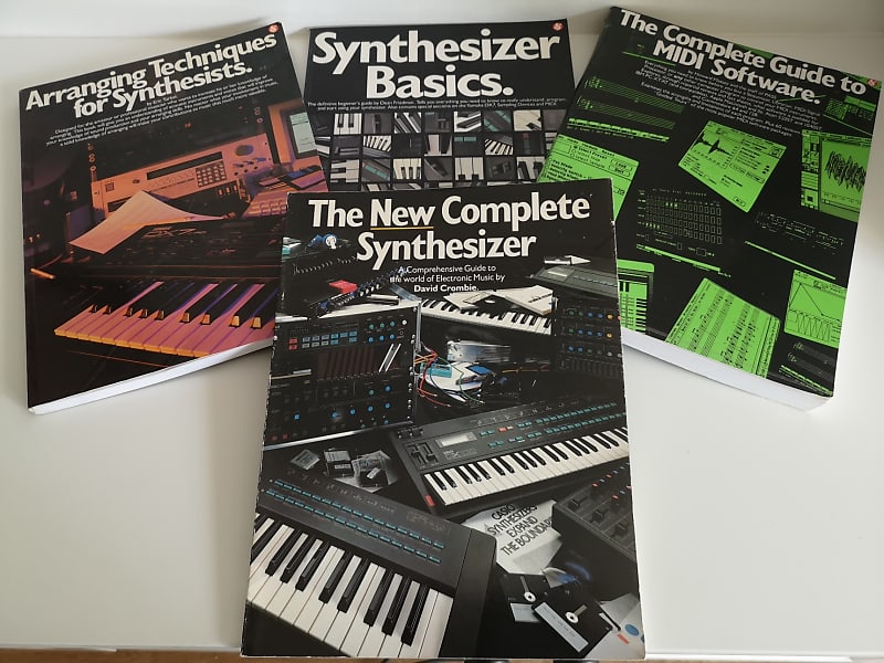 Set of 4 80s Synth Books, all 1st Edition, Beautiful | Reverb