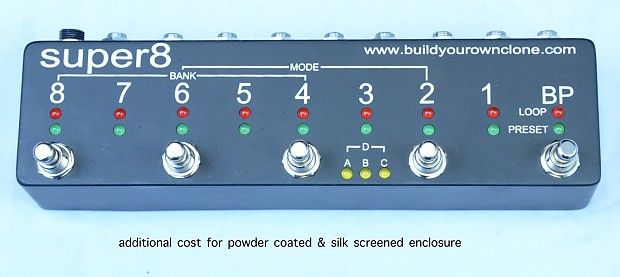 B.Y.O.C. Super8 Programmable Looper Kit (w/ Painted | Reverb