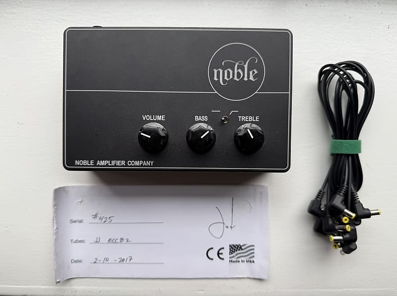 Noble Dual Vacuum Tube Preamp / DI 2013 - 2021 - Black | Reverb UK