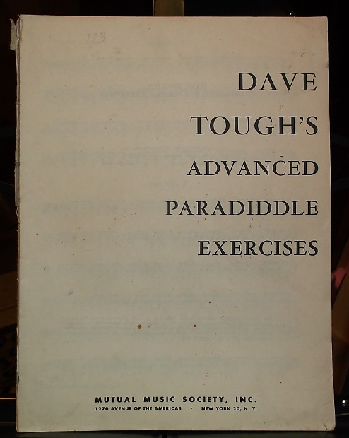 Dave Tough Advanced Paradiddle Exercises 1947 | Reverb