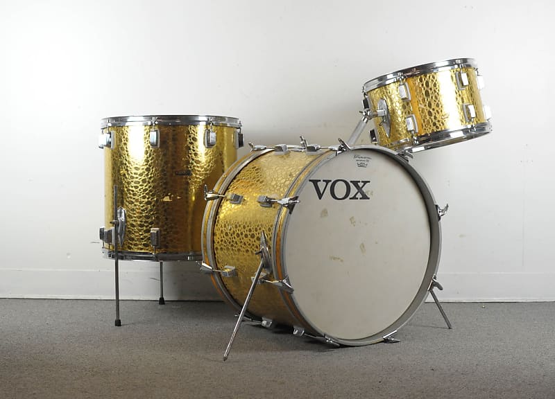 1960s Vox "Gold Croco" 14x20 8x13 and 16x16 Drum Set | Reverb UK