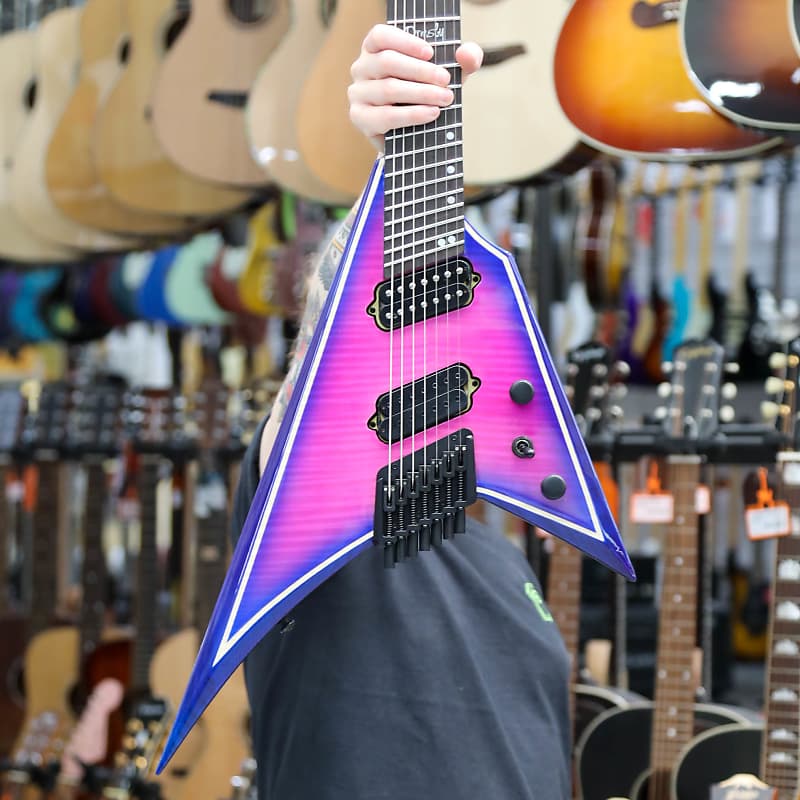 ORMSBY Metal V Headless 7 Dragon Burst | Reverb