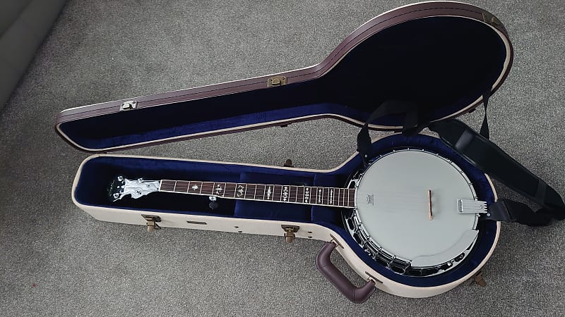 Delta Blue 5 string resonator banjo | Reverb