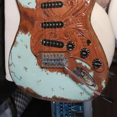 Fender Style Partscaster Relic Distressed Vintage Guitar Body | Reverb