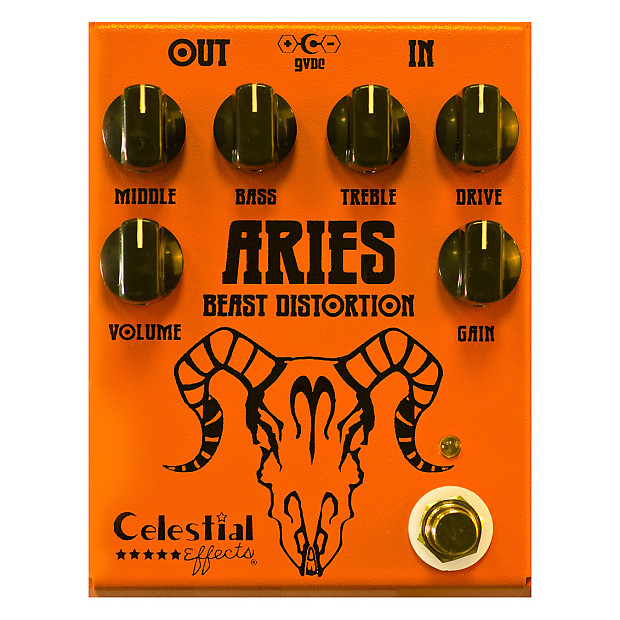 Celestial Effects ARIES BEAST Distortion Guitar Effects | Reverb UK