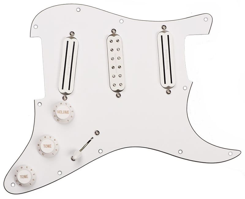 Seymour Duncan Dave Murray Loaded Pre Wired Pickguard White | Reverb